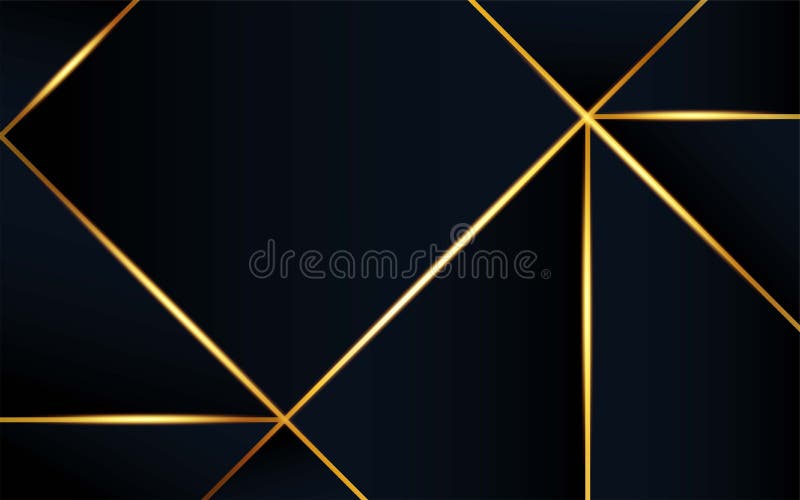 Modern Abstract Vector Background with Gold Line,digital Template ...