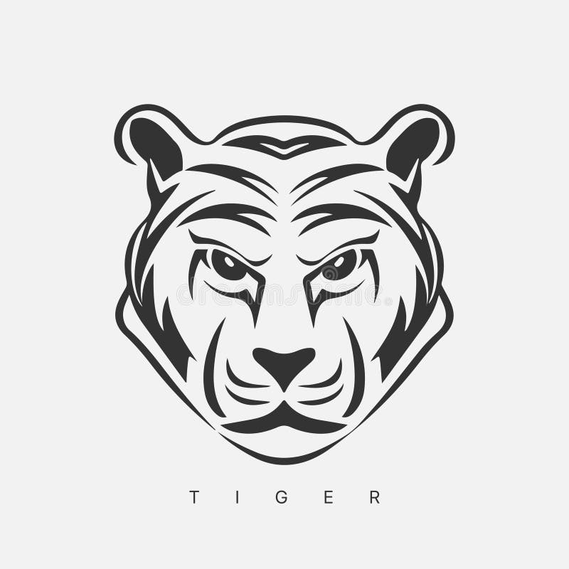 Modern Abstract Vector Tiger Logo Template Stock Vector - Illustration ...