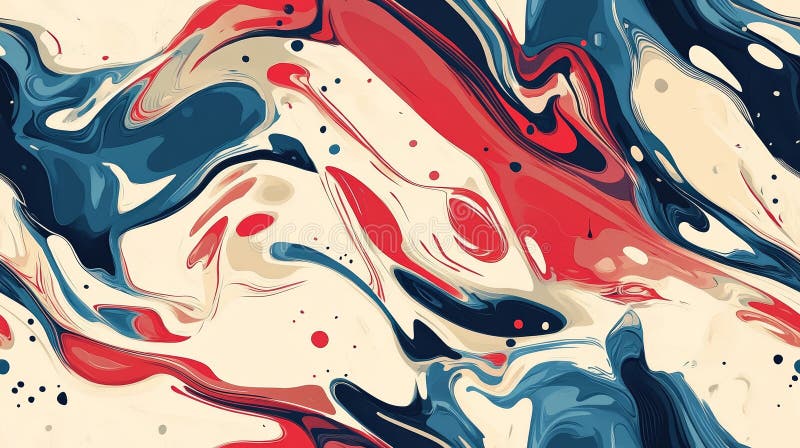 Modern Abstract Vibrant Seamless Background with Dynamic Swirls and ...