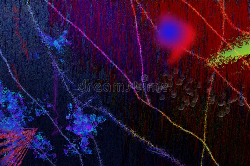 Modern Abstract in Vivid Colors Stock Illustration - Illustration of ...