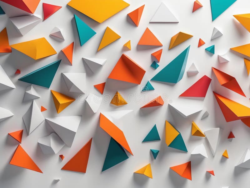 Modern Abstract Wall Art for Offices Dynamic Shapes and Bold Colors To ...