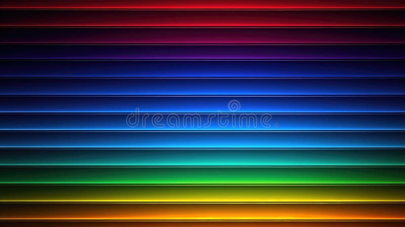 Modern Abstract Wallpaper of Lines in a Beautiful Bright Color Mix, Ai ...
