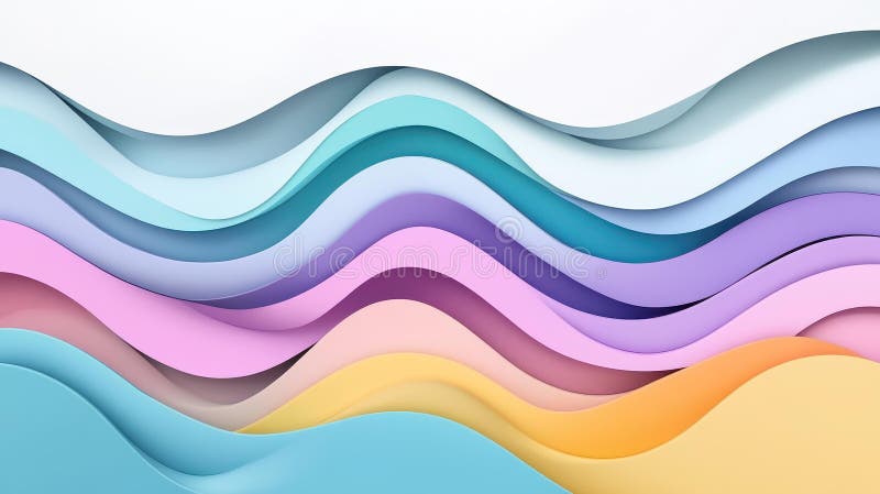 A Modern Abstract Wave Backdrop, Perfect for Product Showcases or Text ...