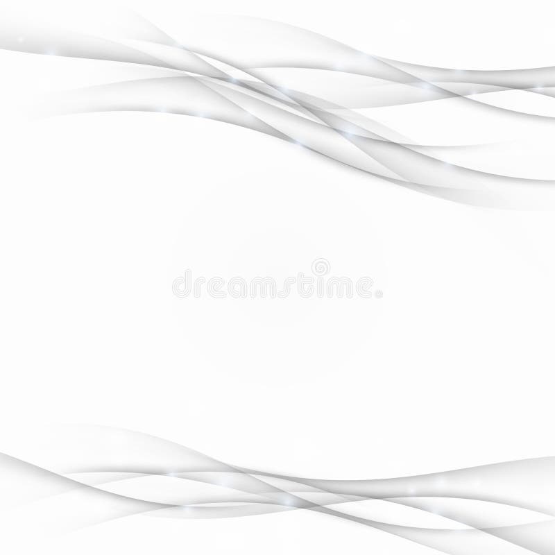 Modern Abstract Wave Sparkling Swooshes Stock Vector - Illustration of ...