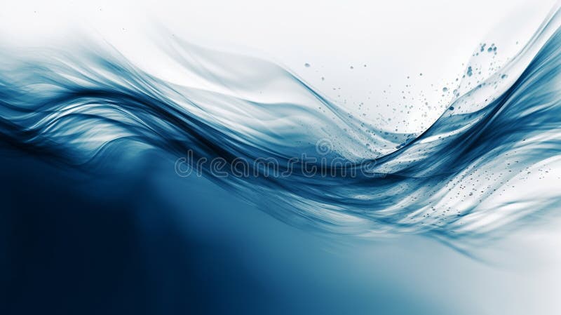 Modern Abstract Waves with Abstract White on Soft Light Background ...