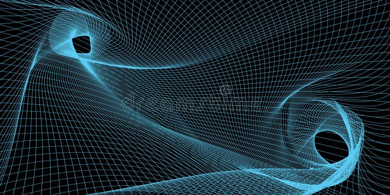 Modern Abstract Waves or Wire Background Using As Header or Backgrop ...