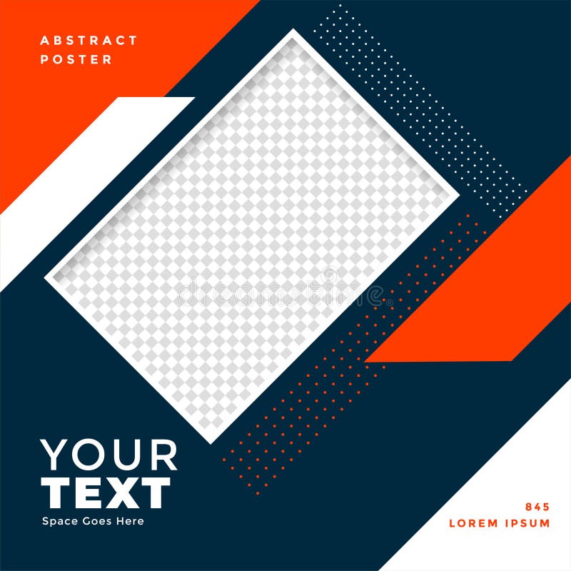 Modern and Abstract Web Frame Ads Background with Image Space Stock ...