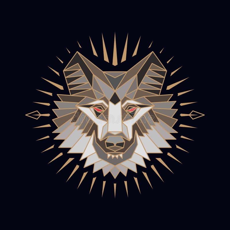 Abstract Animal Illustration Stock Vector - Illustration of retro ...