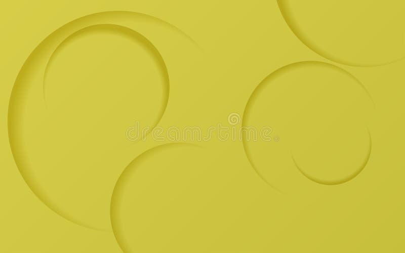 Modern Abstract Yellow Lime Color Circle Shadow Background. Stock ...