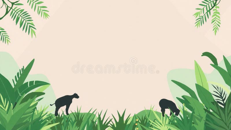 Modern Abstract Zoo Landscape a Stunning Visual Concept for Posters ...