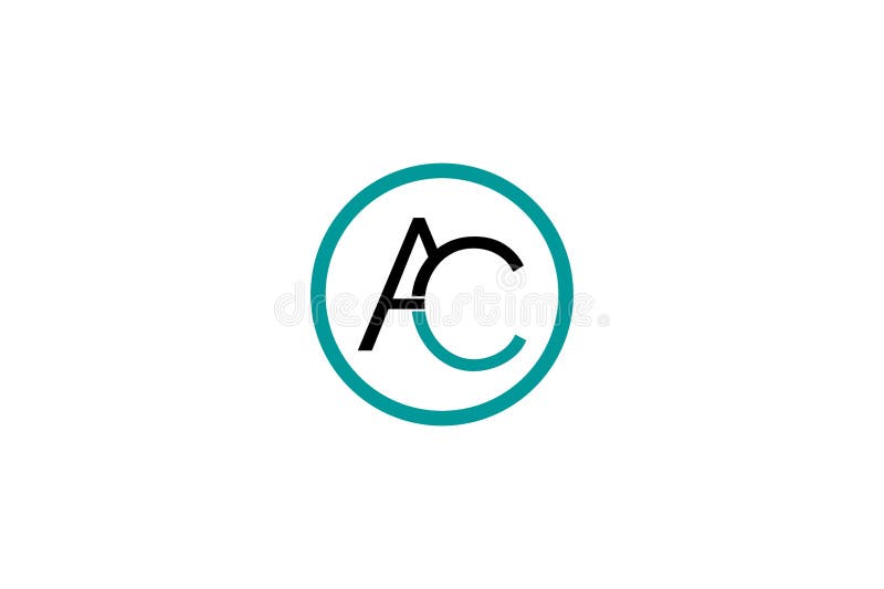 Modern AC Monogram Logo Design Sleek Letter-Based Branding for Business ...