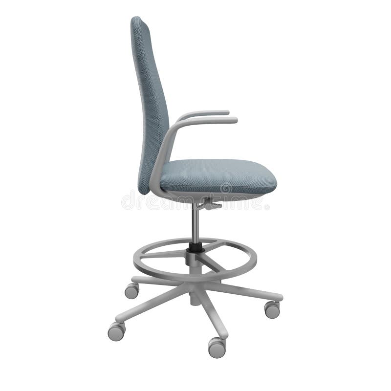 Modern Accent Chairs Front View 3 D Rendering. High Quality Transparent ...