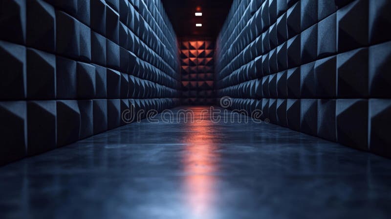 Modern Acoustic Panel Surface with Pyramidal Textures Stock ...