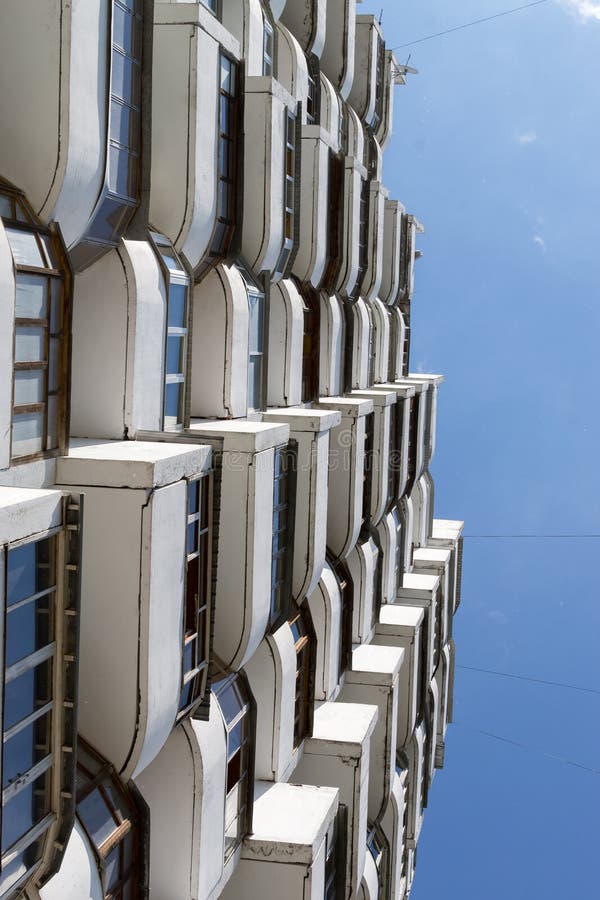 Modern Acute Angle High Rise Modern Building Stock Photo - Image of ...