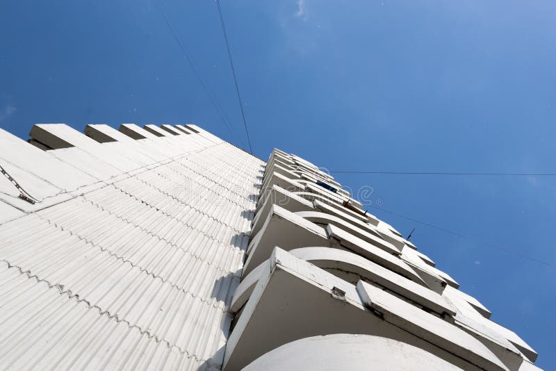 Buildings At An Acute Angle Stock Image - Image of architecture, view ...