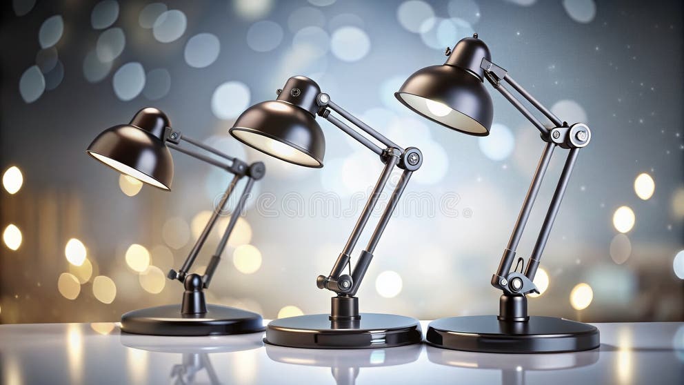 Modern Adjustable Black Desk Lamp Elevate Your Workspace or Home Decor ...