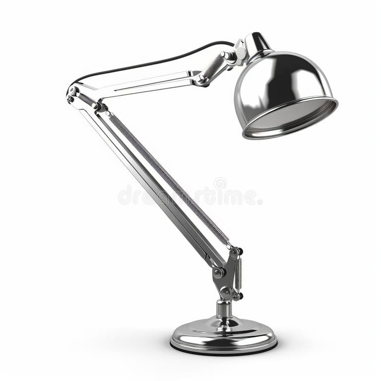 Modern Adjustable Desk Lamp with Sleek Design Elements Stock ...
