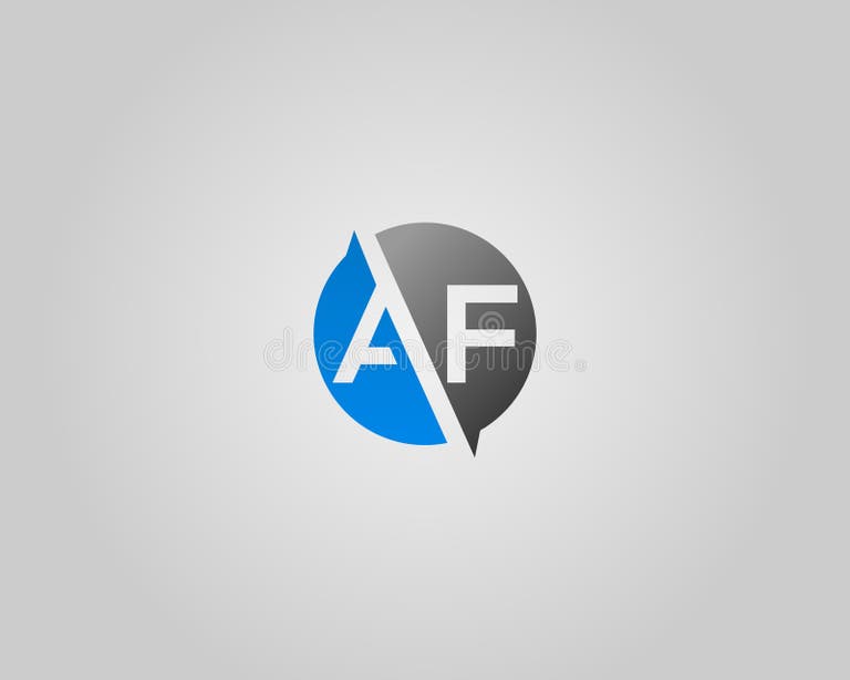 Af Logo Design Stock Illustrations – 2,423 Af Logo Design Stock ...