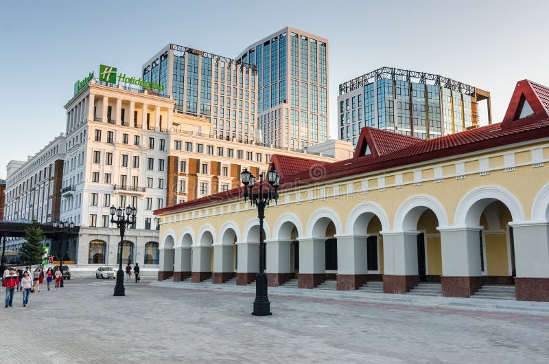 Modern and Age-old Buildings Editorial Stock Image - Image of ...