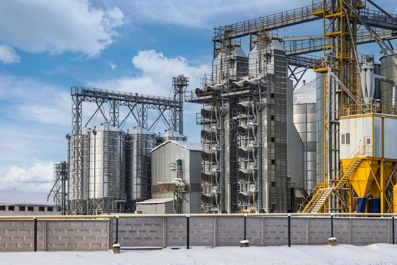 Modern Agro-processing Plant for Processing and Silos for Drying ...