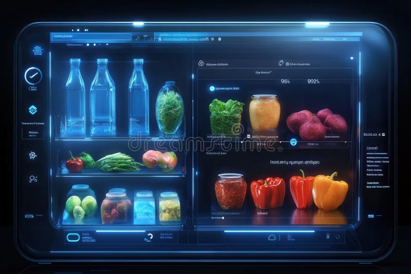 Modern AI Assistant Interface Taking Grocery Order with a Clean UX UI ...