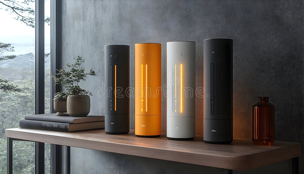 Modern AI-Generated Diffuser Collection Stock Illustration - Illustration of aroma, lifestyle ...