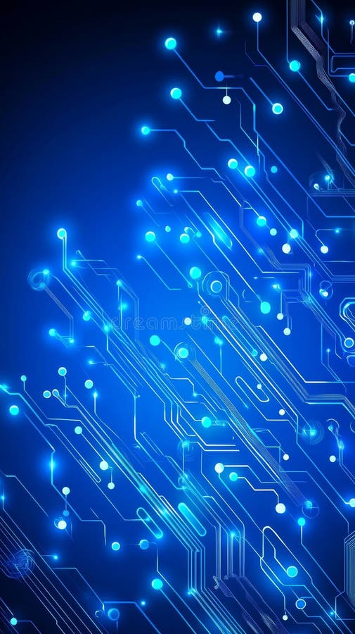 A Modern AI Network Backdrop Featuring Abstract Digital Links and ...