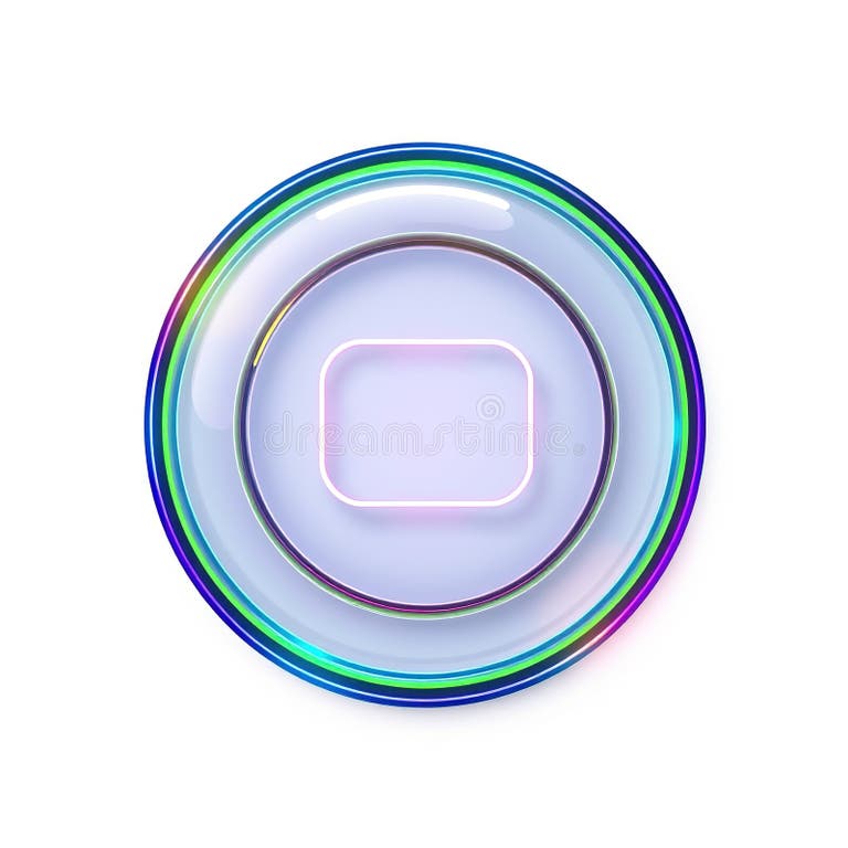 Modern AIGenerated Round App Game Button Designs for Mobile Web and ...