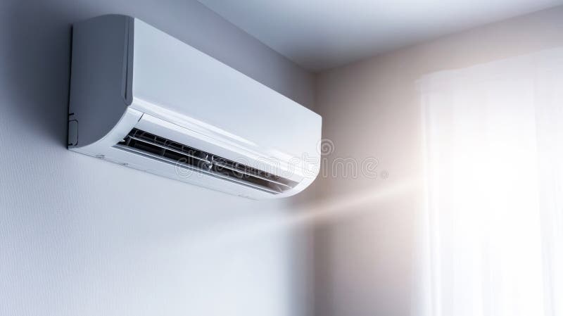 New Air Conditioner Efficiently Cooling a Bright Room, Enhancing ...