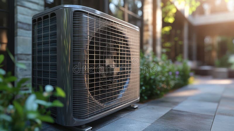 Modern Air Conditioner Unit. Cooling Comfort for Modern Homes, Quiet ...