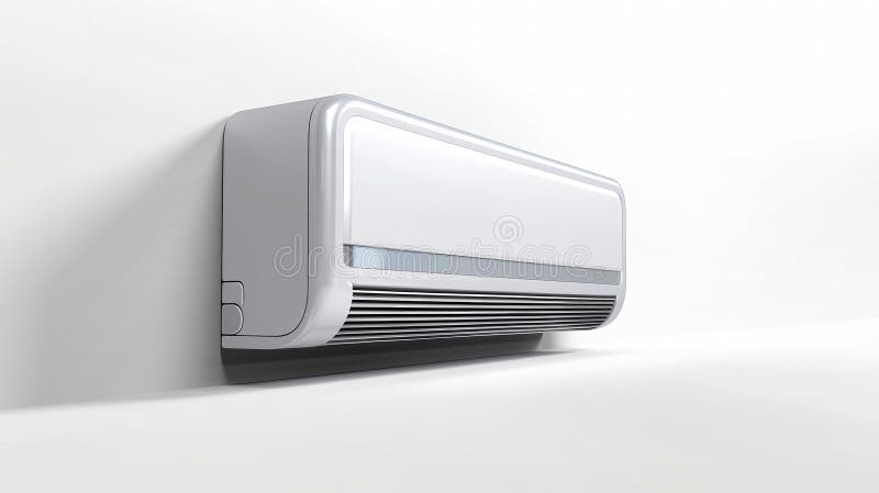 A Modern Air Conditioner Unit, Designed with Sleek Lines and a ...
