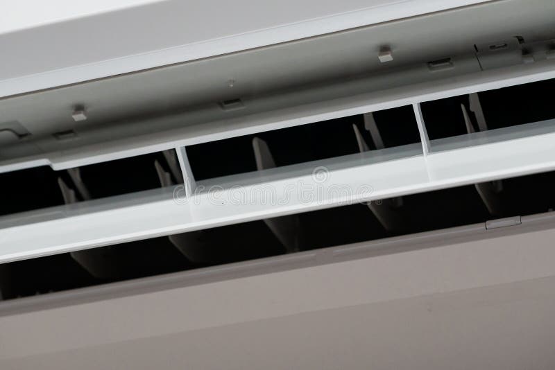 Modern Air Conditioner Vent with Sleek Design and Adjustable Louvers ...
