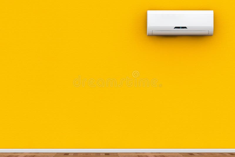 Modern air conditioner stock photo. Image of cold, climate - 48397724