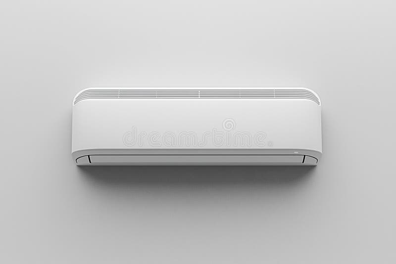 Modern Air Conditioning Unit Stock Illustration - Illustration of ...