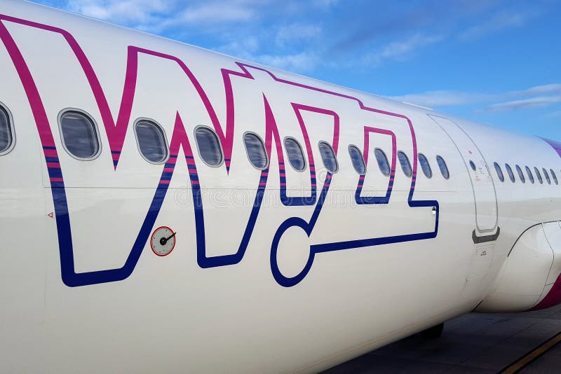 Modern Aircraft Liner Fuselage Editorial Image - Image of logo ...