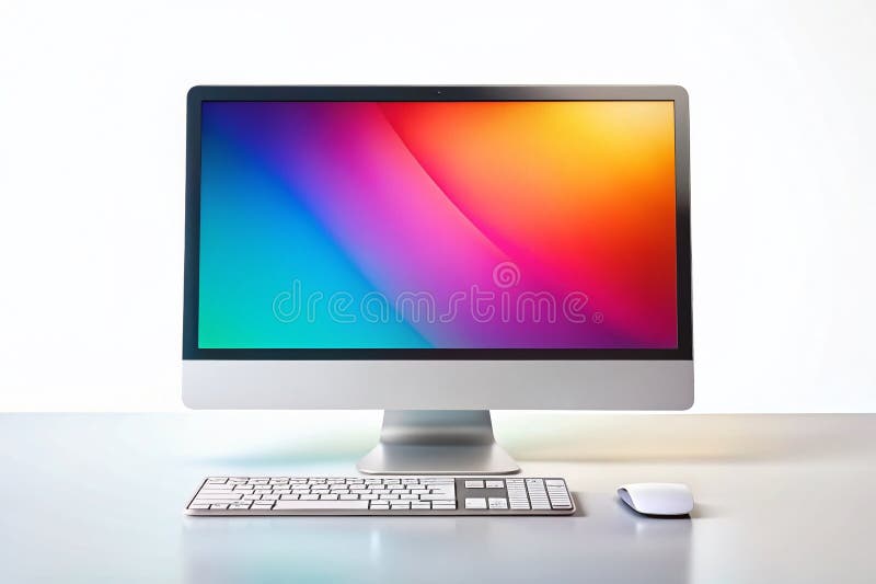 Modern AllinOne Desktop Computer Mockup Versatile Design for Technology ...