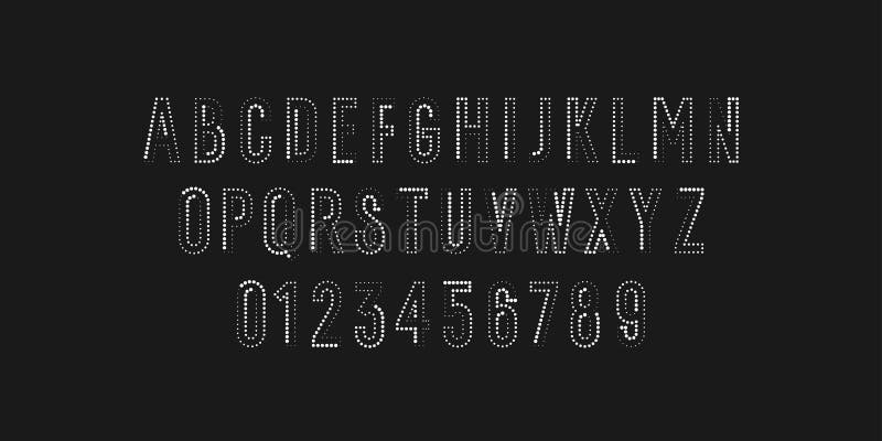 Modern Alphabet Font. Capital Letters of the Latin Alphabet. Stock ...
