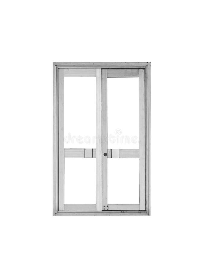 Modern Aluminium Doors with Glass Windows Isolated on White Background ...