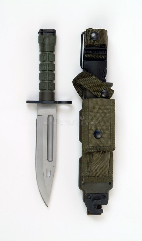Modern American M9 bayonet stock photo. Image of iraq - 19114324