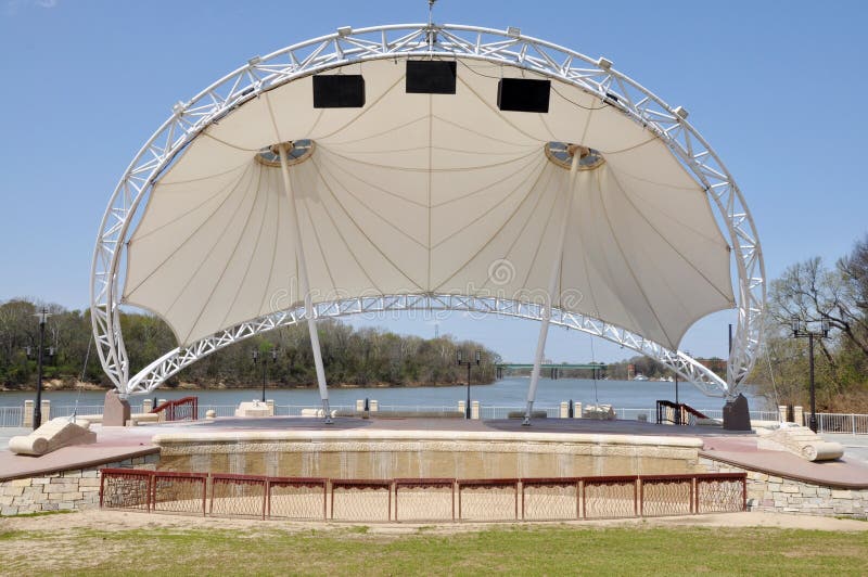 Modern Amphitheater Stage stock image. Image of city - 13792461