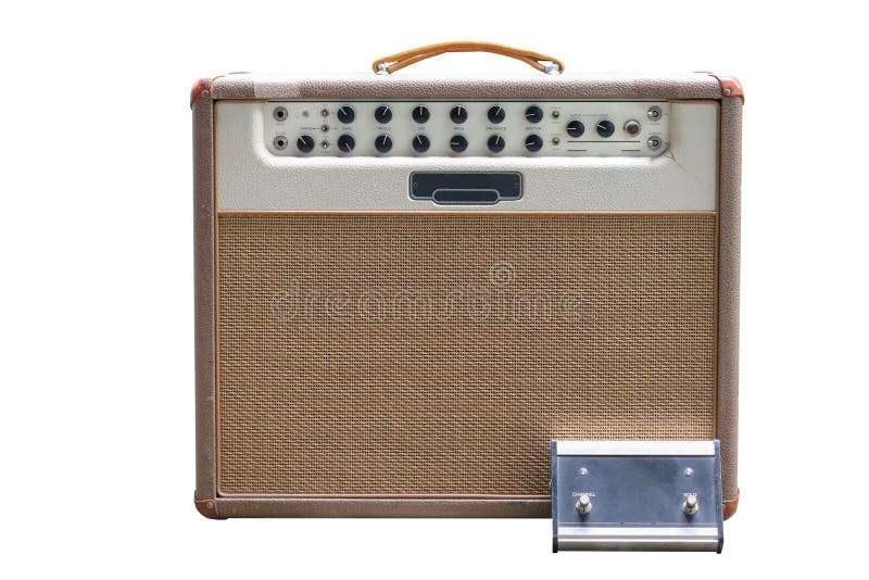 Isolated Red Modern Head Amplifier. Stock Photo - Image of lake, head ...