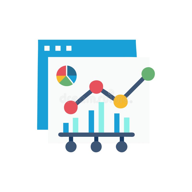 Modern Analytics Symbol Illustration Stock Photo - Illustration of ...