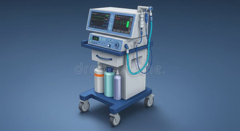 A Modern Anesthesia Machine with Precision Controls and Digital ...