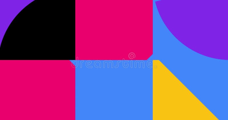 Modern Animated Geometric Pattern or Background. 4K Resolution ...