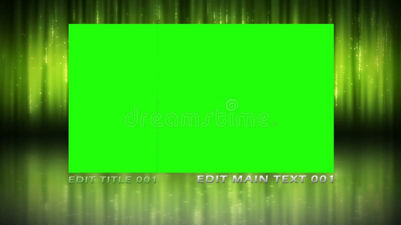 Modern Animation with Chroma Key Screen and Text Space Stock Footage ...