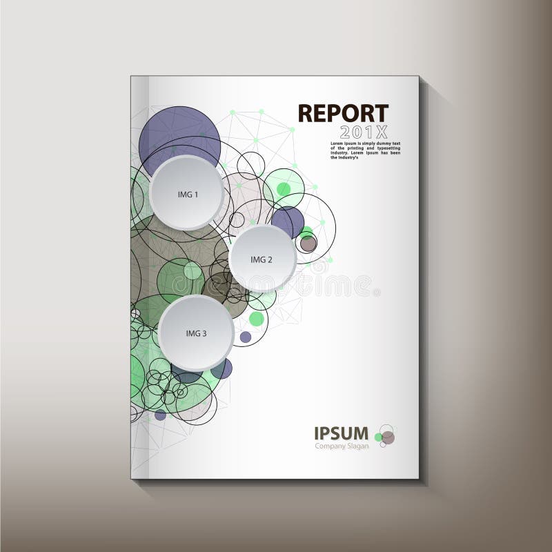 Modern Annual Report Cover Design Vector Concept Stock Vector ...