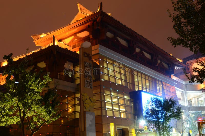Modern antique building editorial photography. Image of china - 44820722