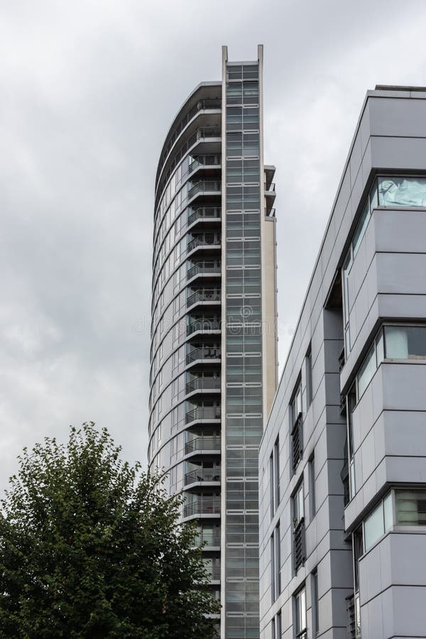 A Modern Apartment Block in a City Editorial Stock Photo - Image of ...