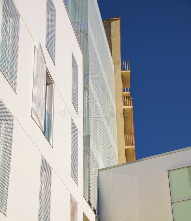 Modern Apartment Block stock image. Image of apartment - 52697363