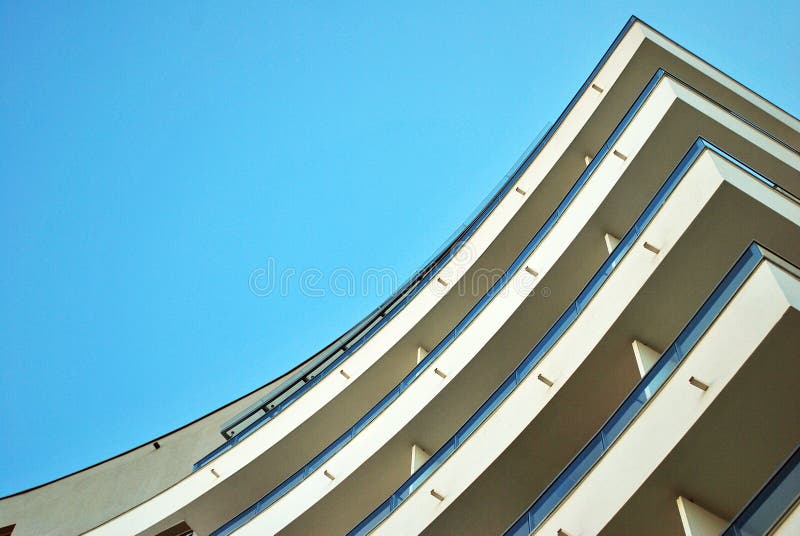 Modern Apartment Block stock photo. Image of community - 73745042